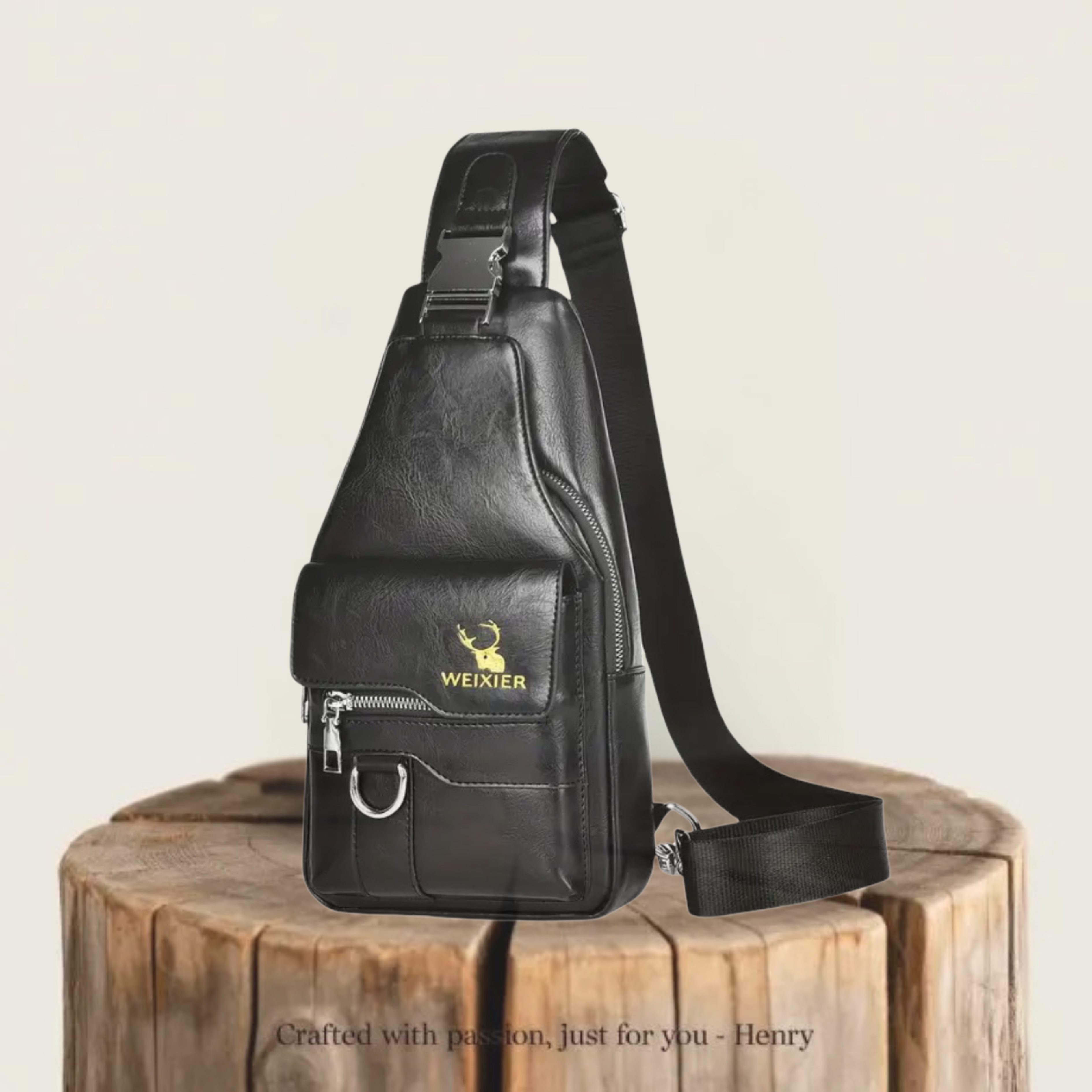 Daxton | Vertical Sling Bag with Secure Flap & Zips (BUY 1 GET 1 FREE ...